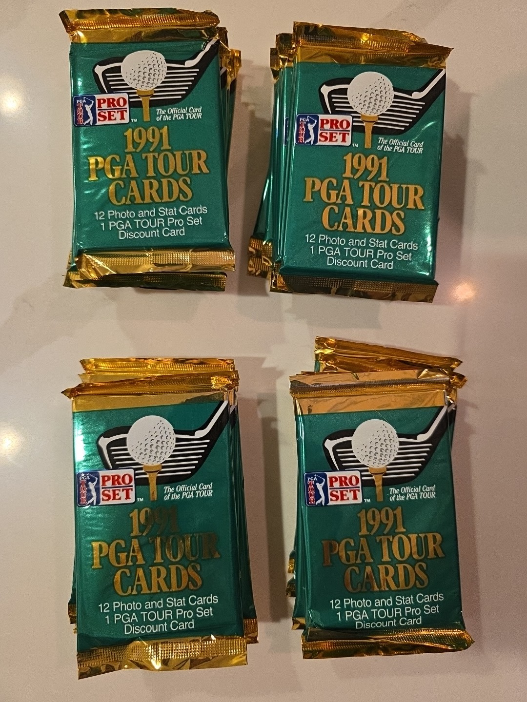 Pro Set Golf 1991 PGA Tour 29 Packs New Unopened John Daly Rookie ...