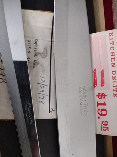 1978 ChefMaster Worlds Finest Cutlery Kitchen Delite 2 Knife Boxed Set ...