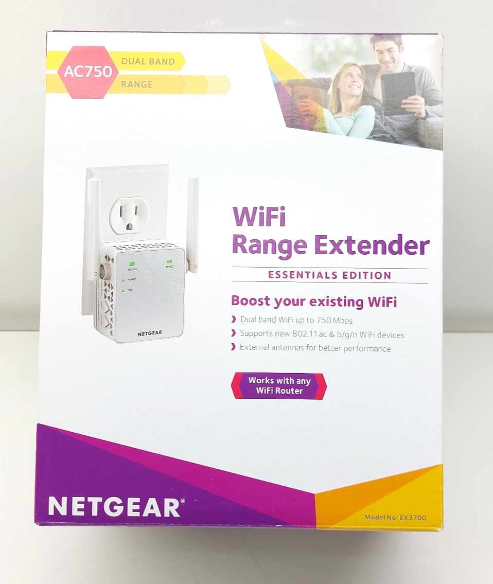 NETGEAR AC750 Wi-Fi Range Extender - EX3700-100NAS for sale online | eBay