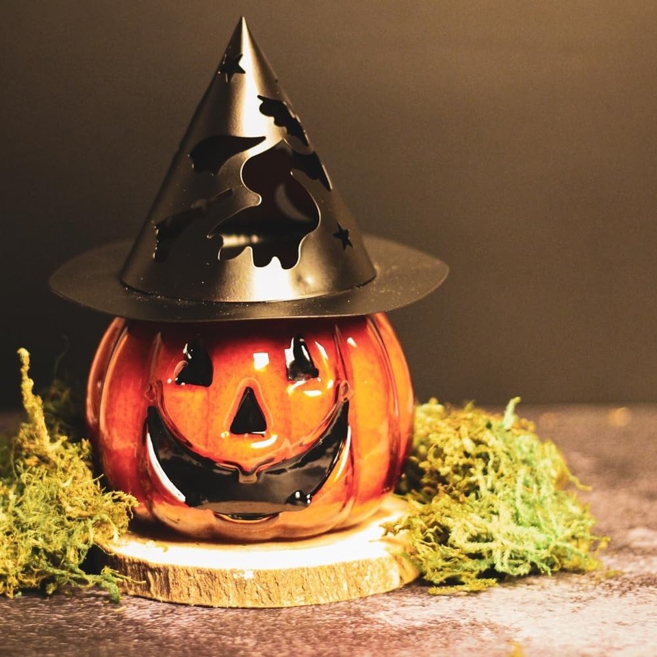 A Cheerful Giver Punky Pumpkin Jar Candle - 10 ounce, Orange, Cinnamon ...