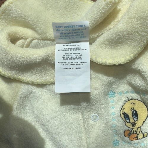 Vintage Looney Tunes Pink Taz Pajamas 18 Months | eBay