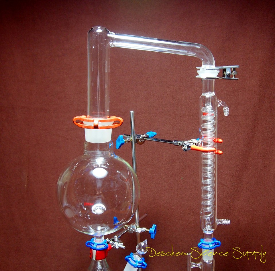 Essential Oil Steam Distillation Kit,Lab Apparatus,W/Hot Stove,Graham ...