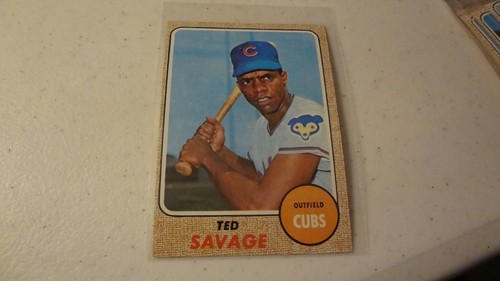1968 TOPPS # 119 TED SAVAGE BASEBALL CARD | eBay