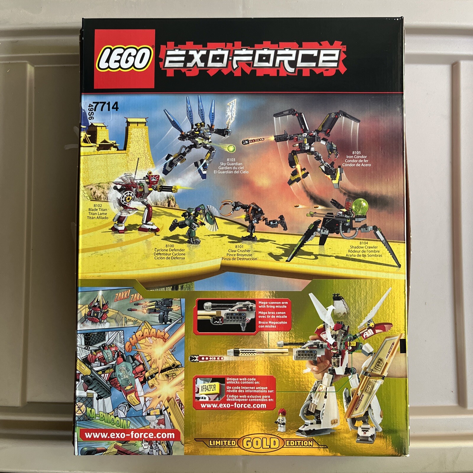LEGO Exo-Force: Golden Guardian (7714) for sale online | eBay