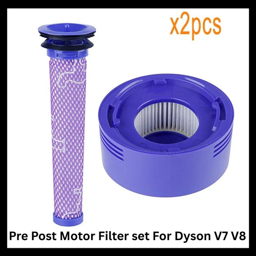 Pre Post Motor Filter set For Dyson V7 V8 Cordless Handheld Vac | eBay ...