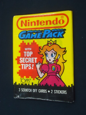 1989 TOPPS Nintendo Game Pack PRINCESS PEACH Cover SEALED PACK | eBay