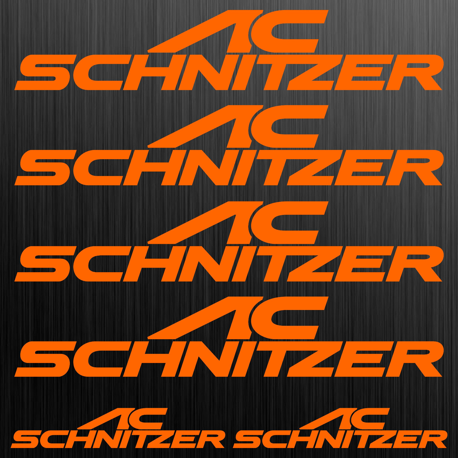 AC SCHNITZER aufkleber sticker decal tuning Auto Car 6 Stücke Pieces ...
