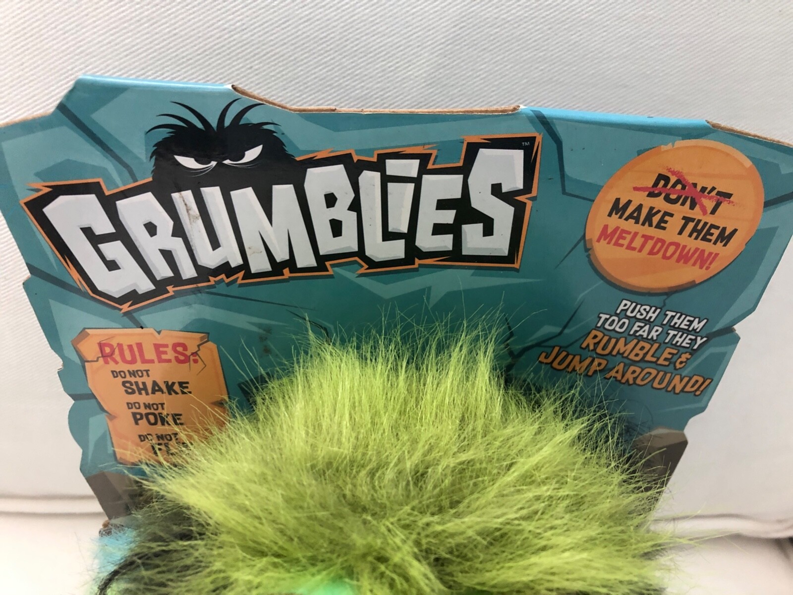 2018 GRUMBLIES Tremor Plush Toy Doll w/ Box MONSTER Battery Operated | eBay