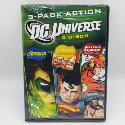 DC Universe Comics 3 Pack Action DVD 2011 3-Disc Set New 883929194629 ...
