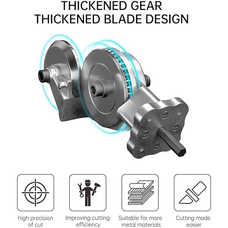 Sheet metal cutter tool adapter is fit for cutting various metals ...