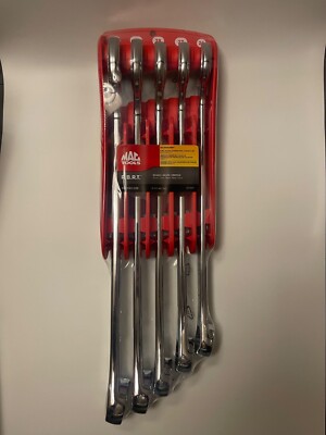 Mac Tools SCLM5XLRBRT 5pc Metric RBRT Combination Wrench Set 6pt 26 ...
