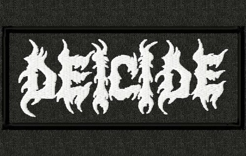 ##Deicide## embroidered patch. | eBay