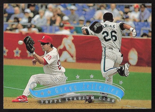 1997 Topps Stadium Club Members Only Gregg Jefferies #76 Philadelphia ...