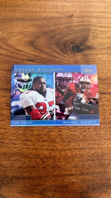 2001 Topps Chrome Refractor Ron Dayne/Michael Bennett Badgers | eBay