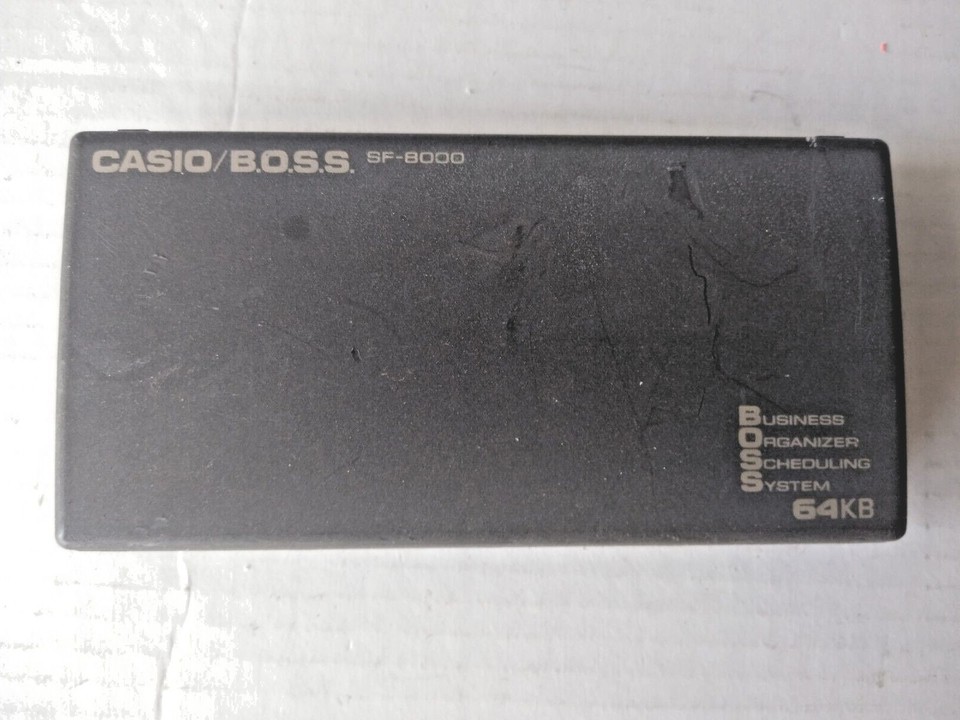 CASIO BOSS SF-8000 64KB SUPER RANDOM ACCESS MEMORY PDA BUSINESS ...