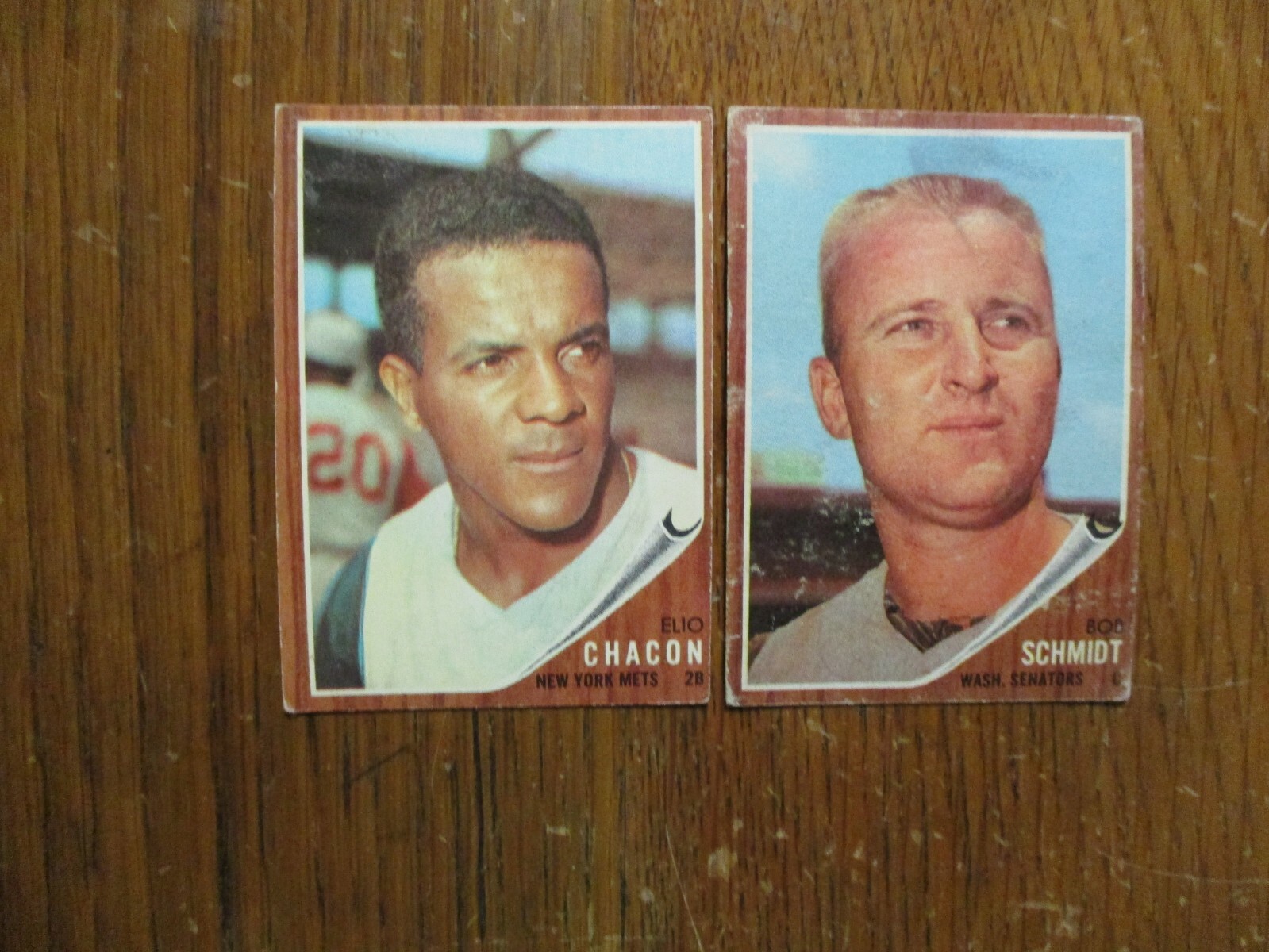 9-1962 Topps Cards(WARREN SPAHN/DONN CLENDENON/WASHINGTON SENATORS ...
