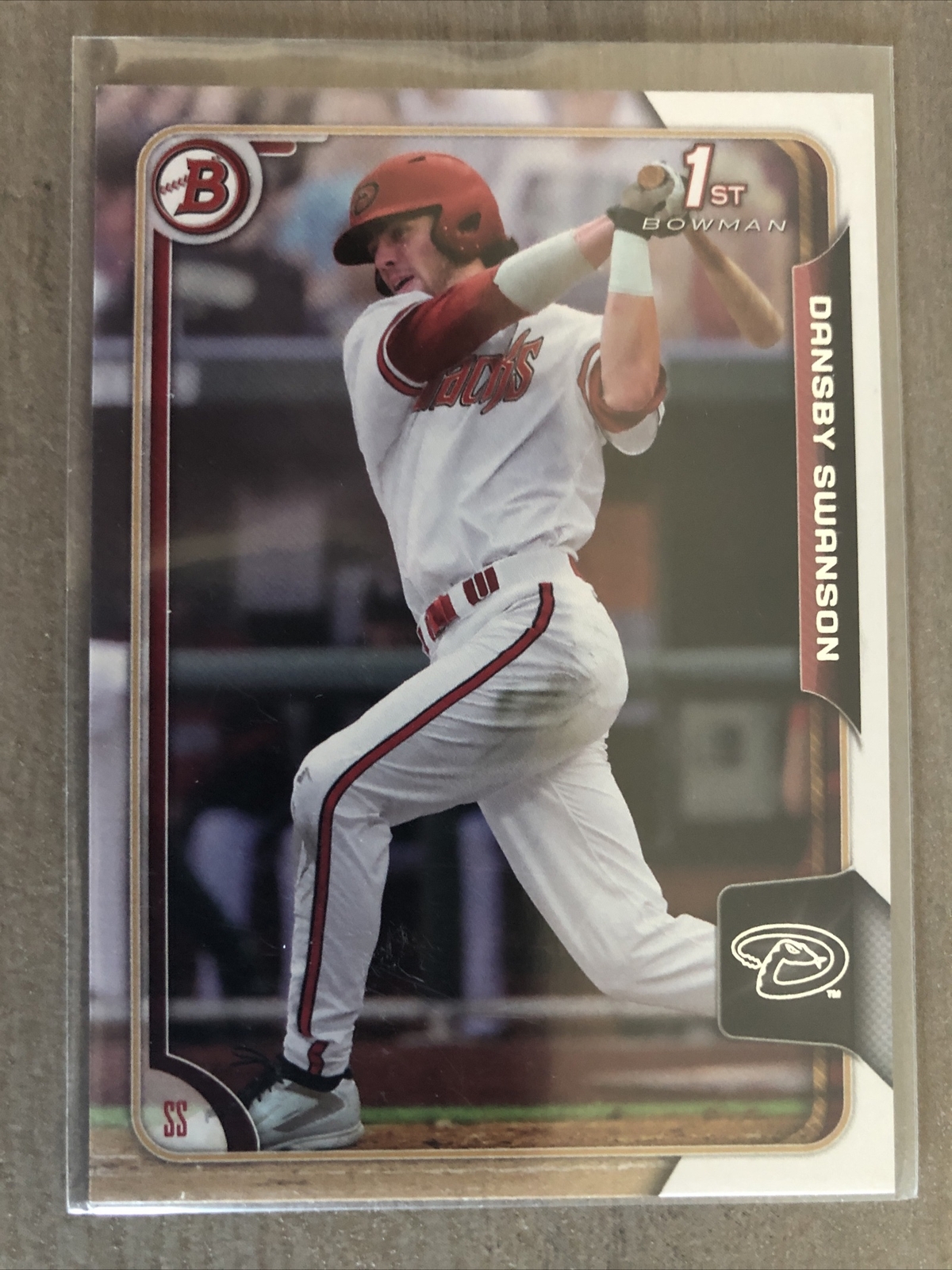 Dansby Swanson 2015 Bowman 1st Bowman Prospect Rookie Card. Arizona ...