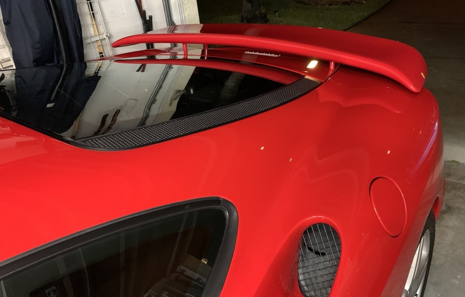 1999-05 Ferrari 360 Modena Euro rear Wing Spoiler w/SS Post NEW FRP ...