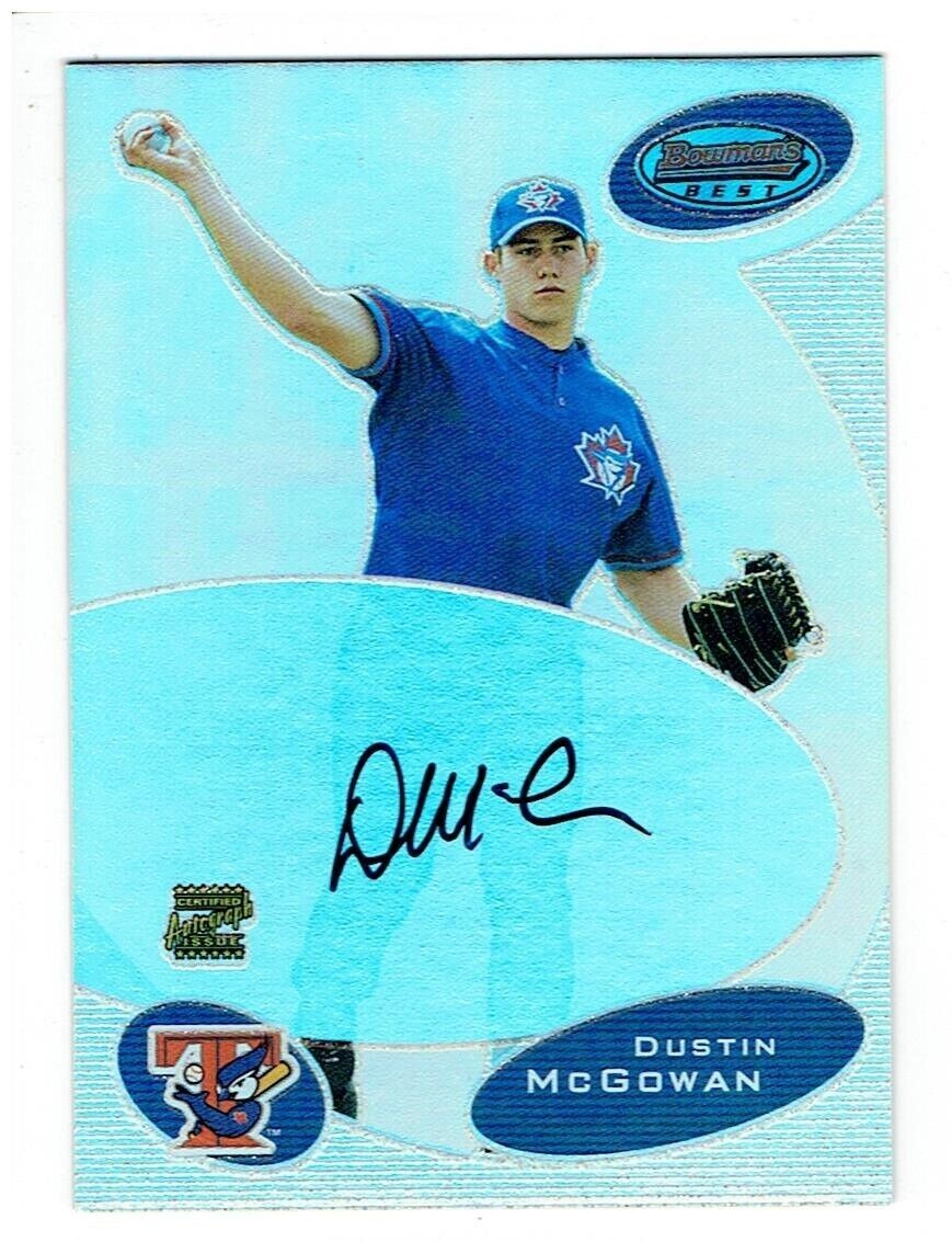 Dustin McGowan 2003 Bowman's Best Autograph Rookie Card #DMM | eBay