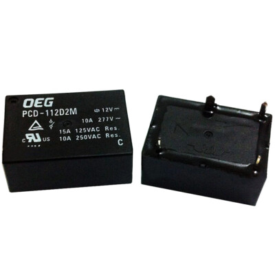 2Pcs TYCO PCD-112D2M 12VDC Power Relay 4Pins 10A 277VAC | eBay