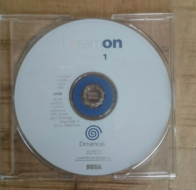 Dream on Volume 1 SEGA Dreamcast Demo Disc | eBay.de