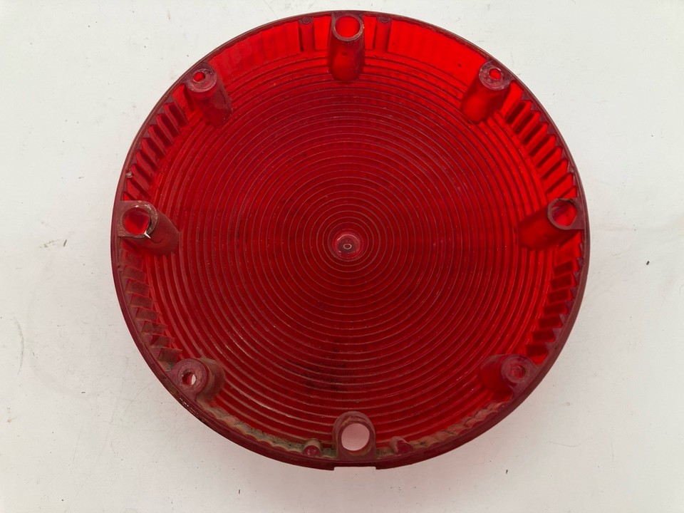 71 School Bus Red Stop Light Lense Plastic 7-inch WELDON 1010 USED | eBay