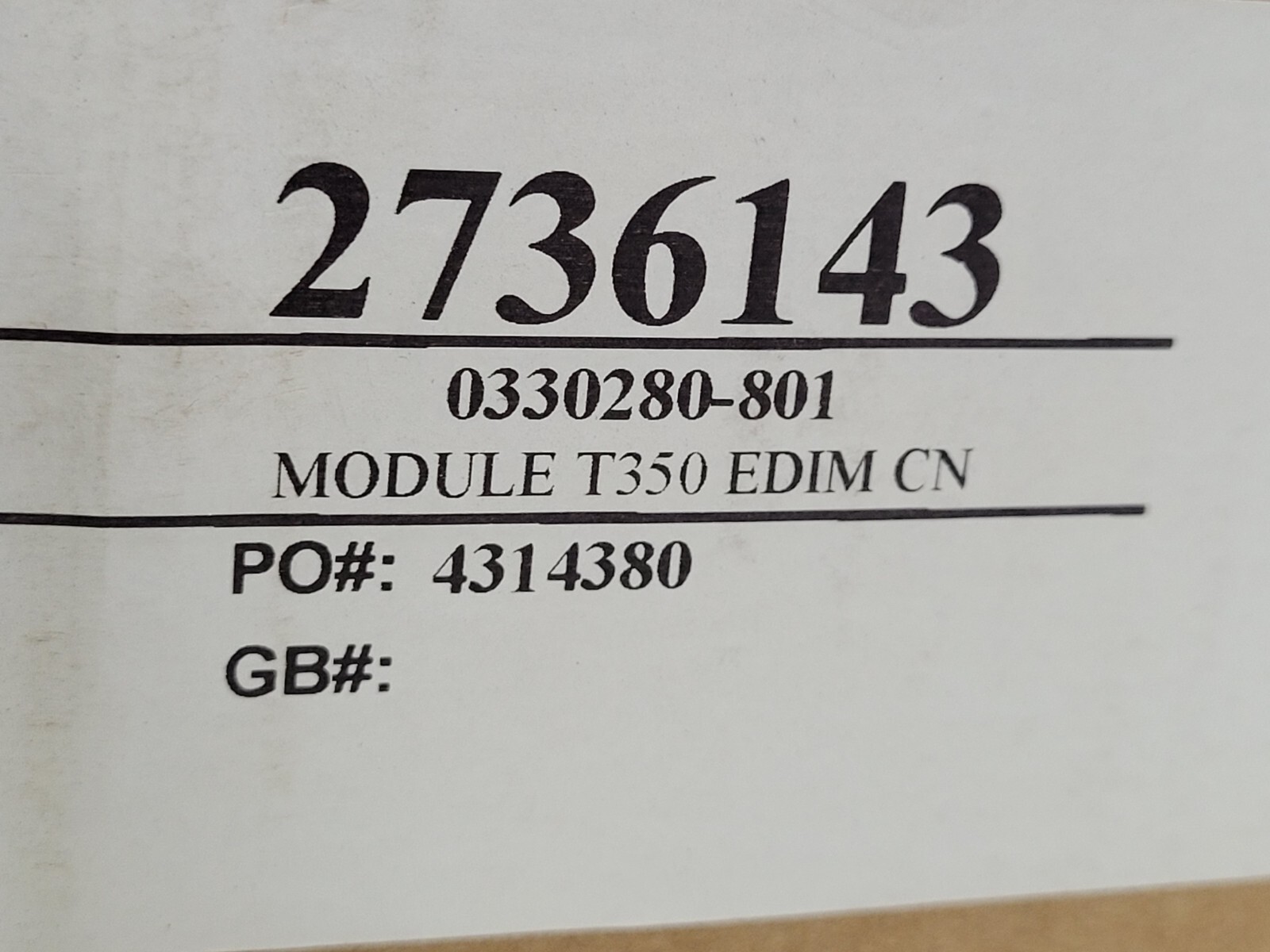 Veeder-Root TLS-350 EDIM Module 330280-801 | eBay
