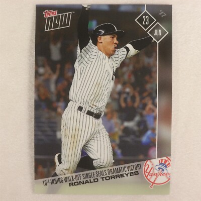 2017 Topps Now Card #285: New York Yankees Ronald Torreyes | eBay