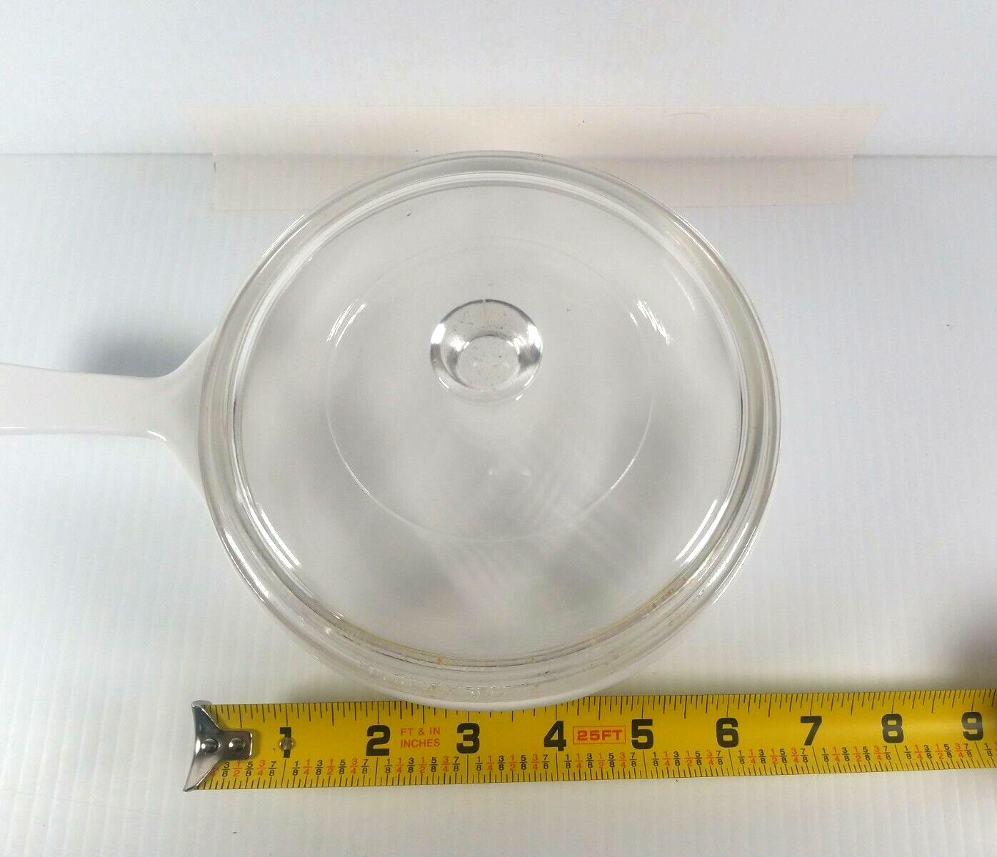CORELLE Wild Flowers 6 1/2" Frying Pan w/ Pyrex 86 C Lid Minuette ...