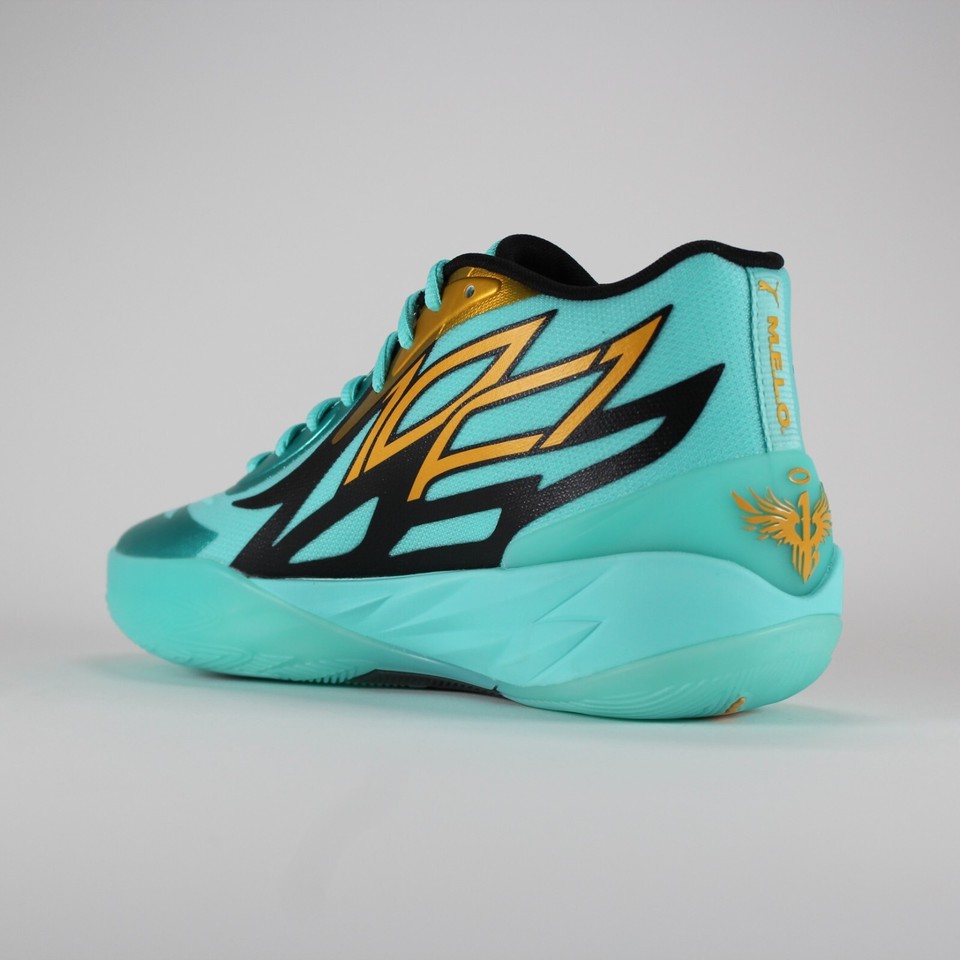 Puma Melo MB.02 'Honeycomb' Green Teal 377590-01 Men's Size 11.5 Shoes ...