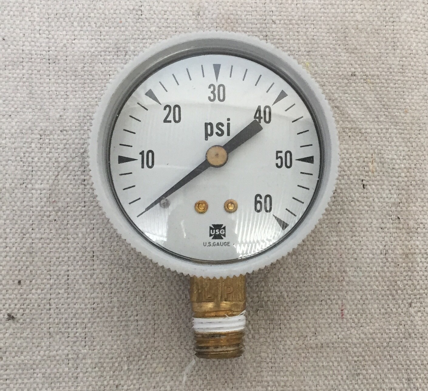 USG US Guage 60 psi pressure guage | eBay