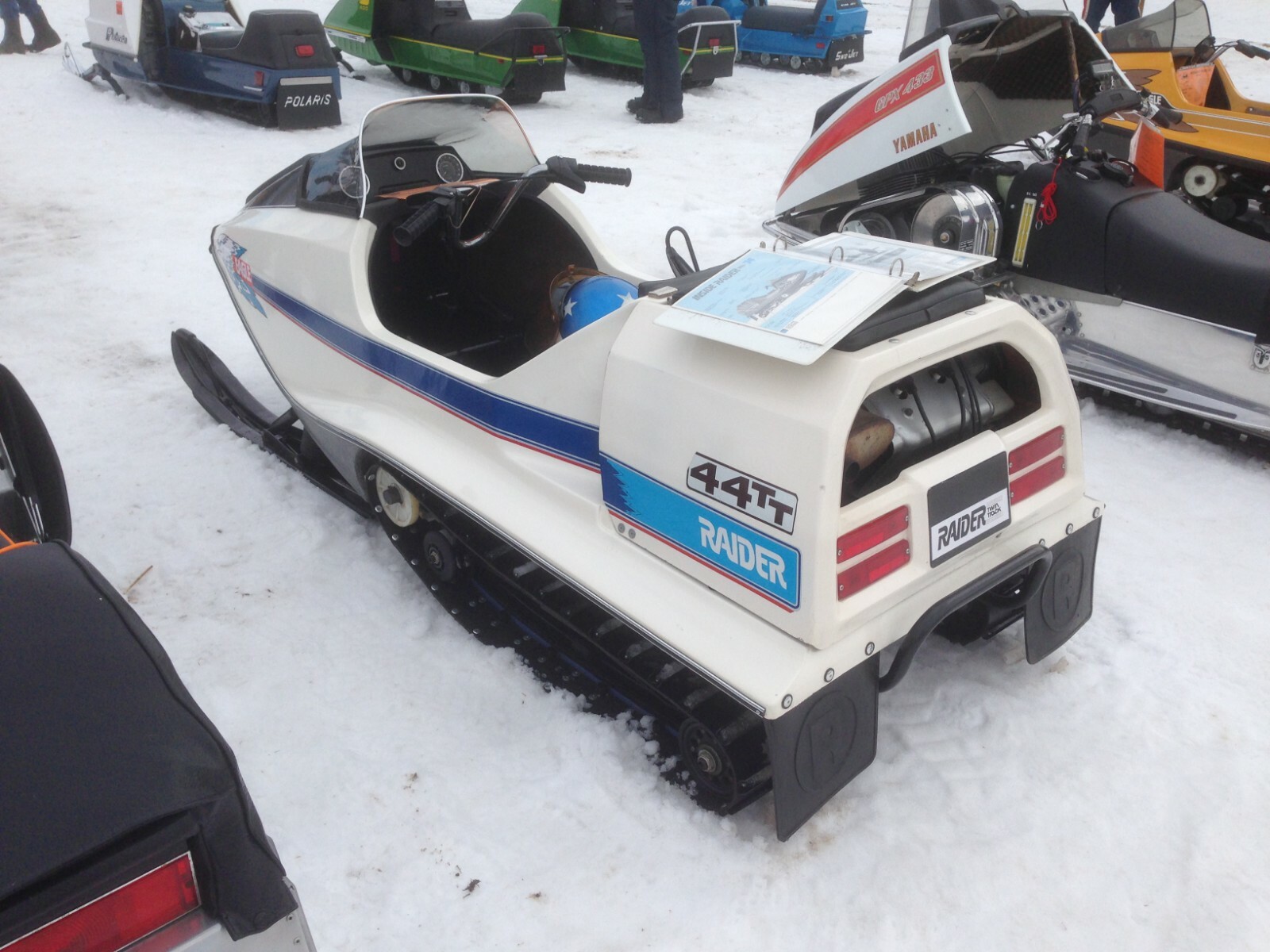 1973-1975 Raider Twintrack Snowmobile Correctly Detailed Windshield ...