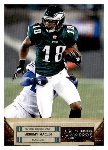 Jeremy Maclin 2011 Panini Timeless Treasures /499 43 MEM, SN250 Jerseys ...