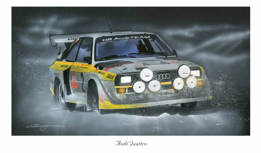Audi Quattro Rally Car Long Lost' Audi Quattro 80 Rally Car Goes Up