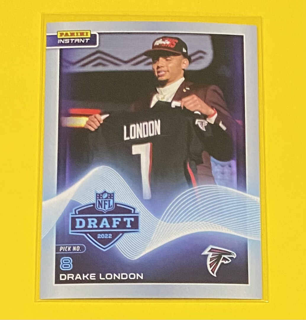 2022 Panini Instant Drake London Rookie Card DRAFT NIGHT 1/796 SP ...