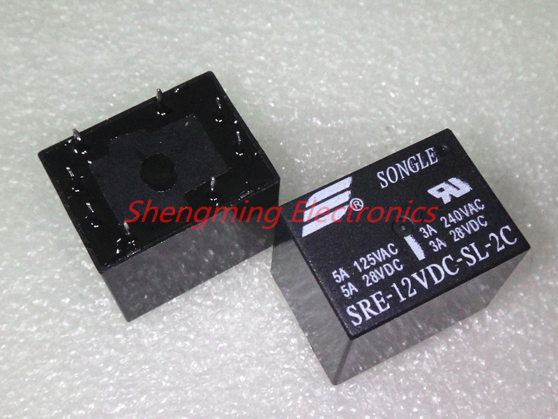 2pcs 8pins DC12V SRE-12VDC-SL-2C SONGLE Power Relay | eBay