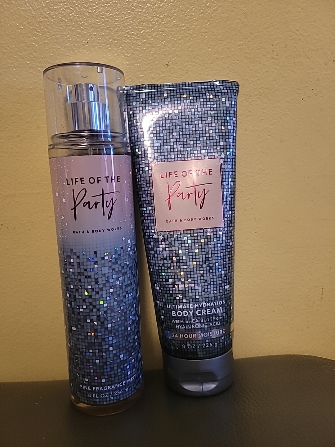 BATH & BODY WORKS LIFE OF THE PARTY BODY MIST + BODY CREAM SET 8Oz ...