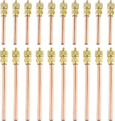 Brass AC Access Service Valve Air Conditioner Service Valve Charge ...