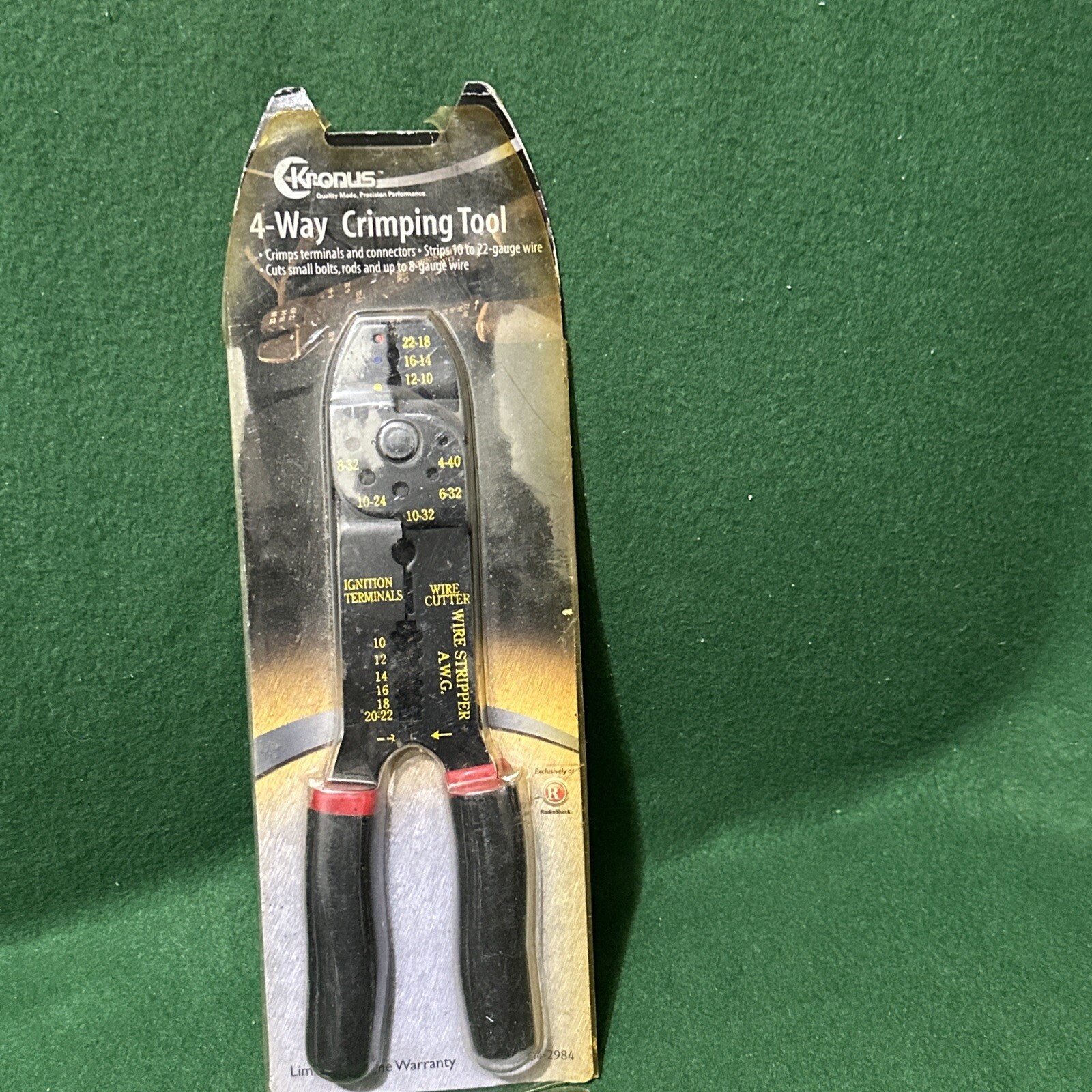 Tri Star 8" Crimping Tool Bolt Cutter Wire Stripper Wire Cutter Crimper ...