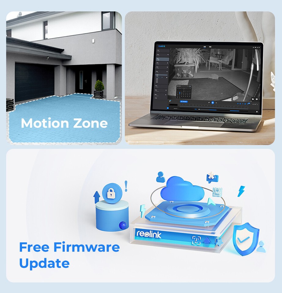 Reolink 12MP PoE Outdoor Security Camera System 16CH 4TB HDD NVR with ...