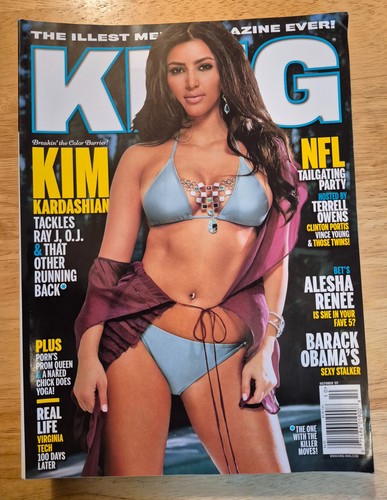 KING Magazine October 2007 Kim Kardashian | eBay