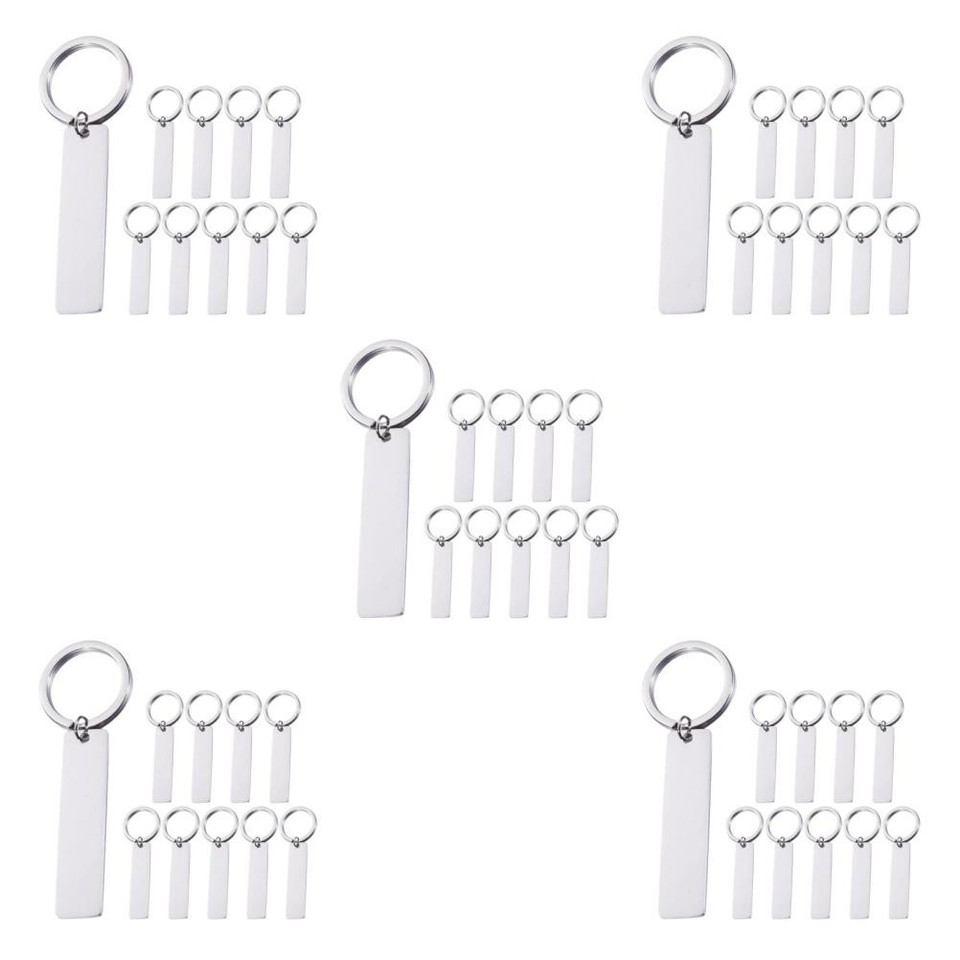 10 Pcs Diy Craft Tags Number Key Engraved Blank Decorative Rings | eBay UK