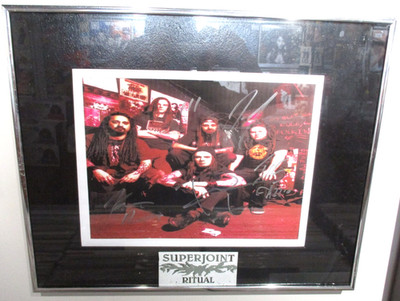 SUPERJOINT RITUAL Full Band Signed Phil Anselmo Hank Williams III Photo ...