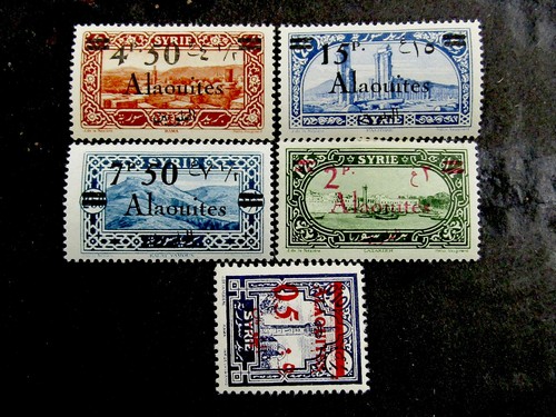 nystamps France Alaouites Stamp # 43-47 Mint OG H J30y3084 | eBay