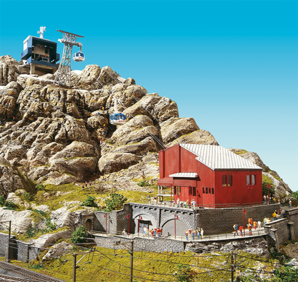 BRAWA 6331 H0 Cable Car Titlis With Building Kits in 1 87 for sale ...