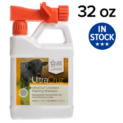 UltraCruz Livestock Foaming Shampoo, 32 oz with Travel Applicator | eBay