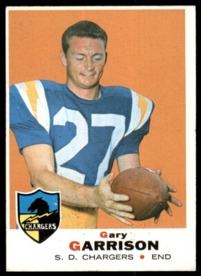 1969 Topps Football Gary Garrison San Diego Chargers #233 | eBay