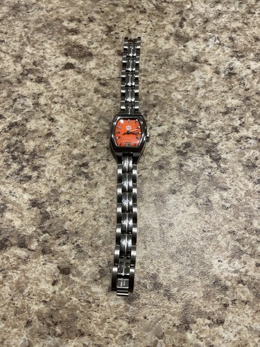 Clemson Tigers Fossil Ladies Womens Three Hand Date Watch Works with ...