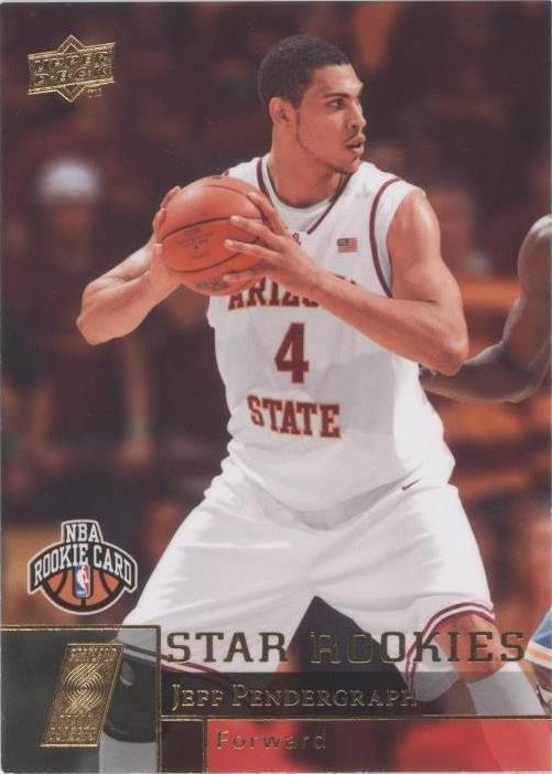 2009-10 Upper Deck - Star Rookies Jeff Pendergraph #216 Gold (RC) for ...