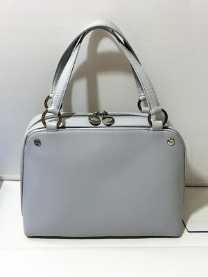 Vintage Comtesse When Angels Travel Leather Handbag Bag Shoulder Tote ...